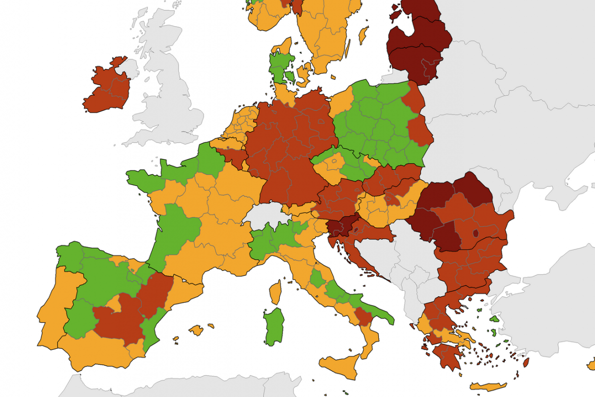 Coronavirus: Zagreb still dark red in latest ECDC map - N1