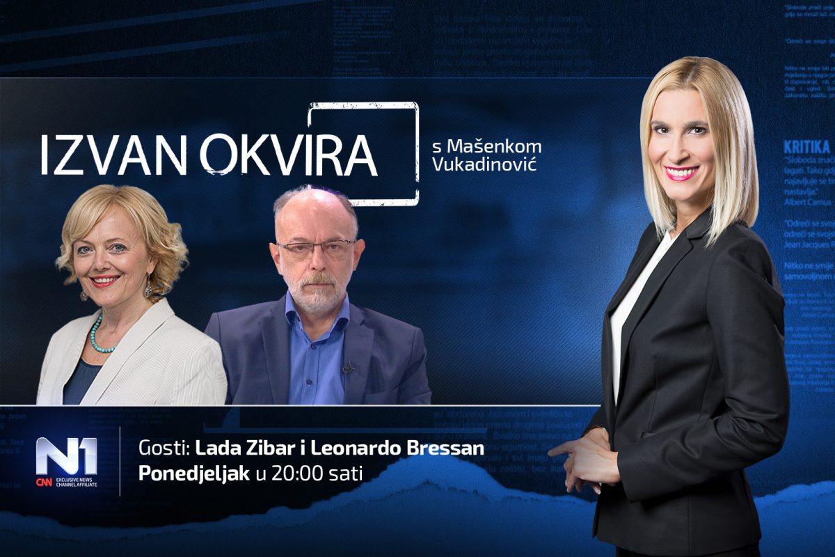 Lada Zibar i Leonardo Bressan gosti Izvan okvira u ponedjeljak - N1