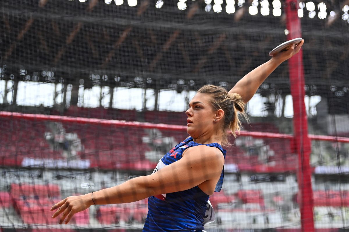 Discus thrower Sandra Perkovic makes history in her fifth world ...