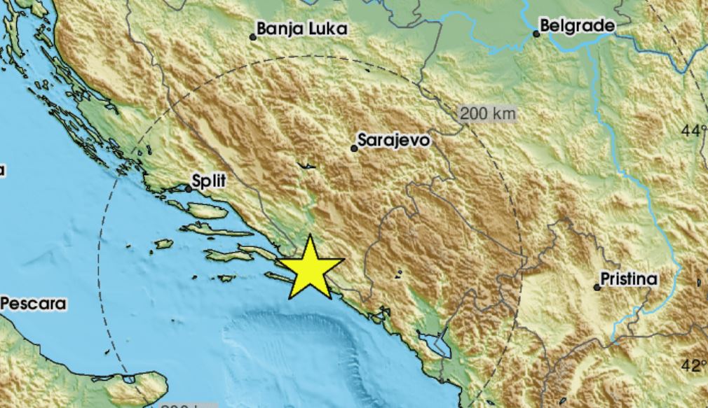 Umjereni potres zatresao jug Hrvatske - N1