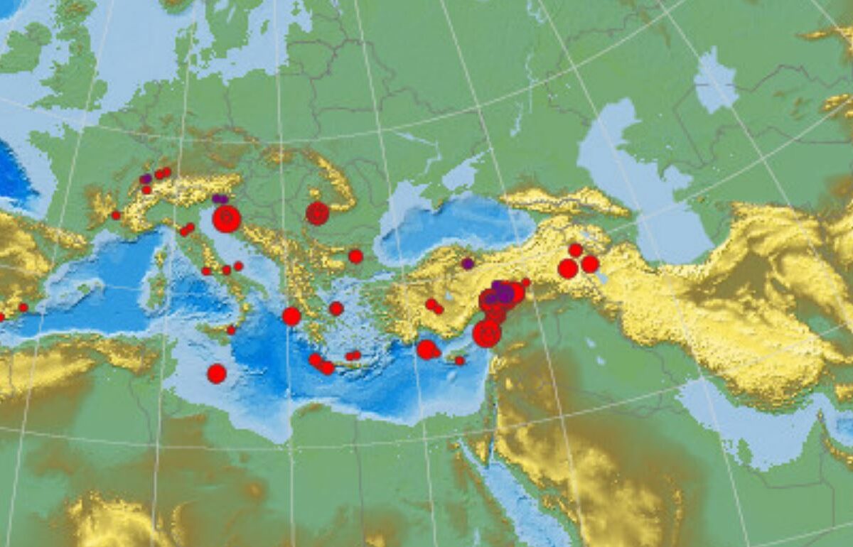 Objavljene karte: Ovo su najjači potresi u proteklih sedam dana - N1