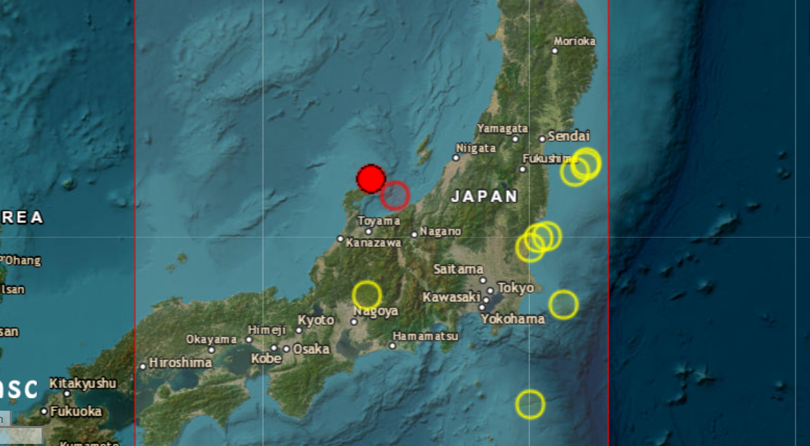 Potres 6,3 pogodio zapadni Japan, nema upozorenja na tsunami - N1