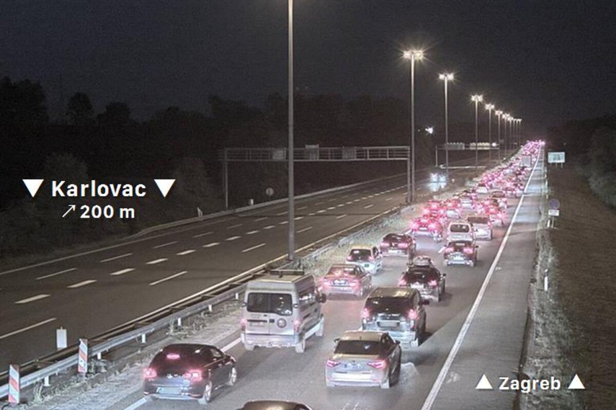Tri prometne nesreće na autocesti prema Zagrebu, velika kolona kod Karlovca - N1