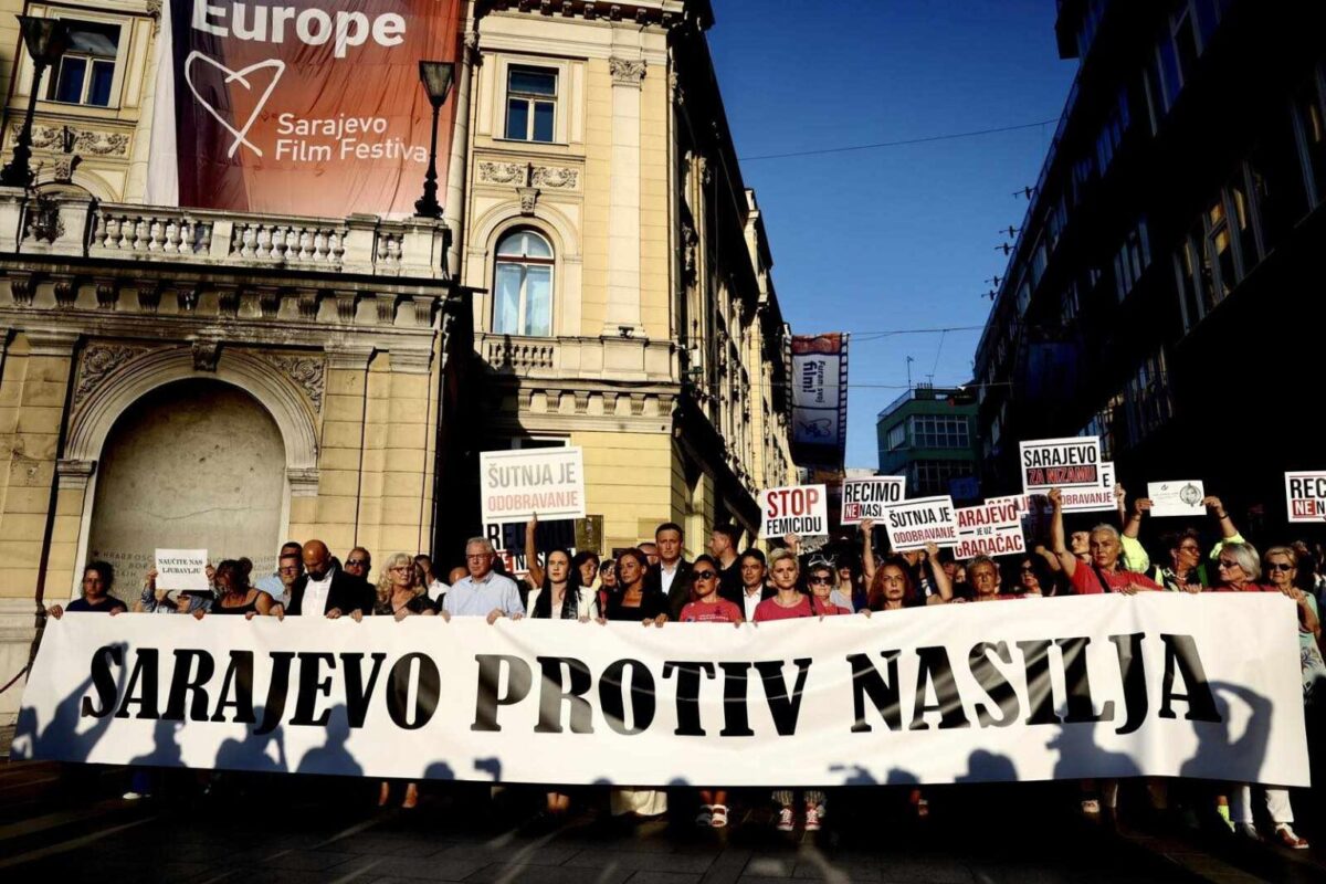 Woman killed by ex-husband buried, peaceful protests held across BiH - N1