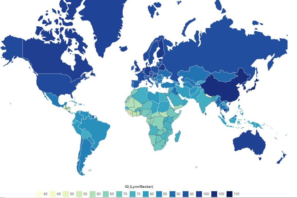 Koliki je prosječni kvocijent inteligencije po državama u svijetu ...