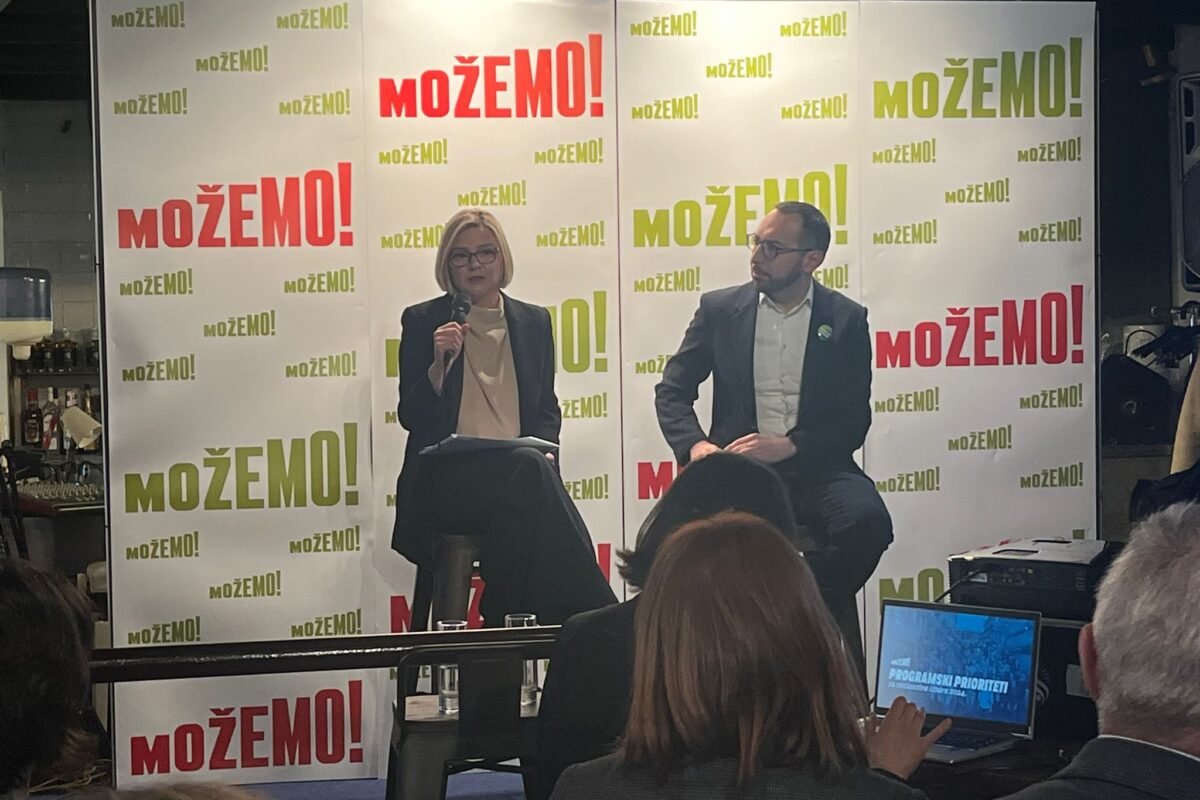 Stranka Možemo predstavila svoj izborni program: "Zamislimo na trenutak ...