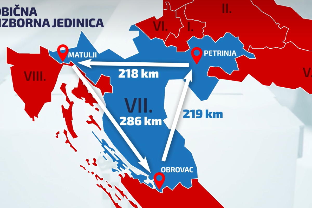 'Frankensteinska' izborna jedinica: Dijeli ih 700 kilometara, a što ih ...