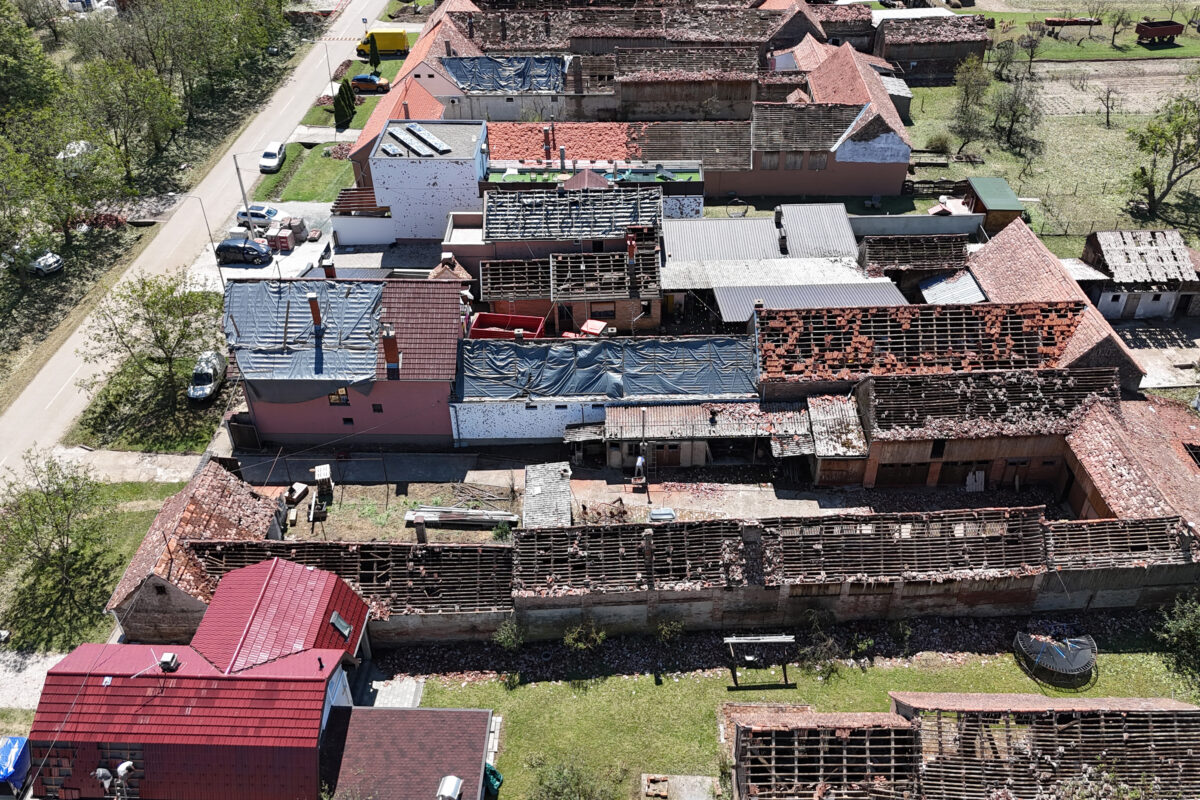 Natural disaster declared in the hail-stricken areas of Bosnjaci and ...