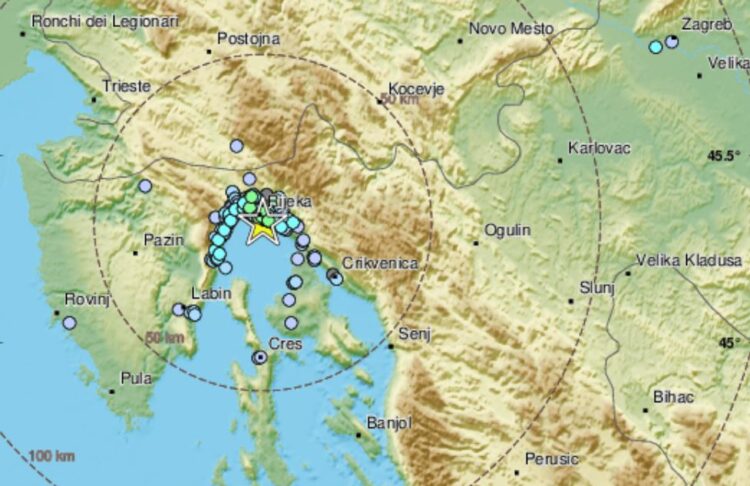 Potres magnitude 2,4 po Richteru kod Rijeke