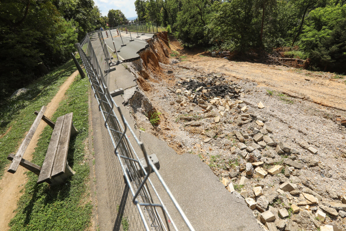 PHOTO / The largest landslide in Croatia was triggered near the ...