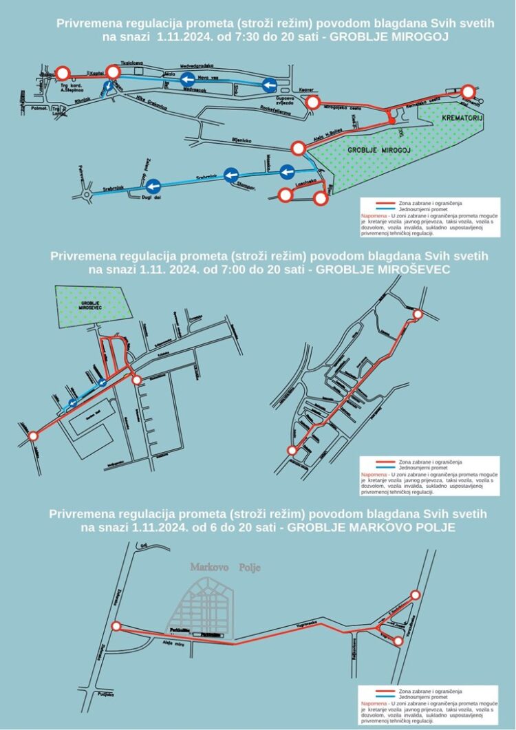 U Zagrebu već od subote kreće posebna regulacija prometa