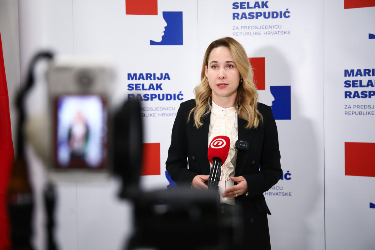 Marija Selak Raspudić: Vrijeme je za RH bez straha i korupcije
