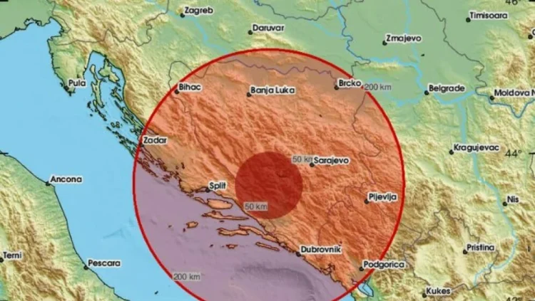 Potres u BiH, osjetio se i u Hrvatskoj