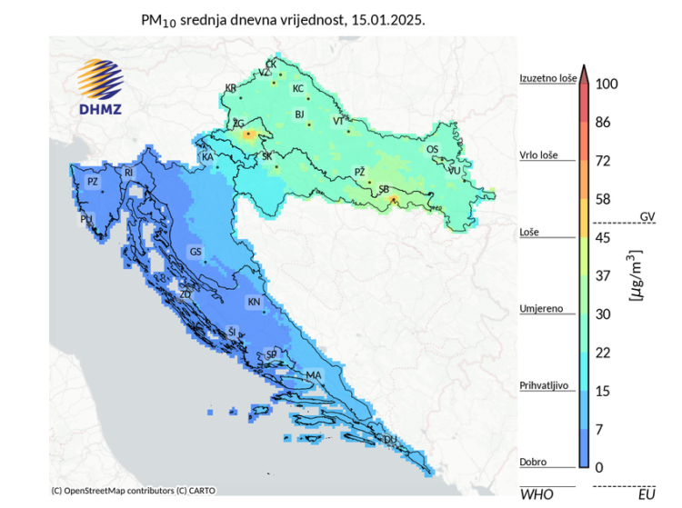 DHMZ predstavio novu prognozu, prvu takve vrste u Hrvatskoj