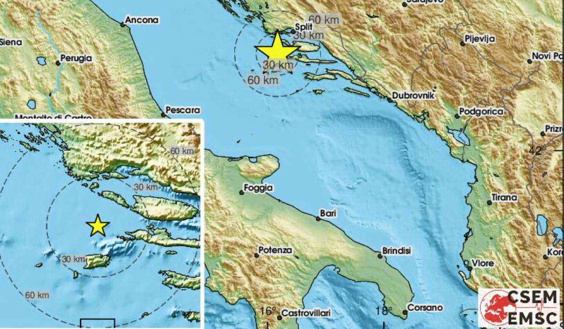 Potres 3.3 po Richteru u Dalmaciji