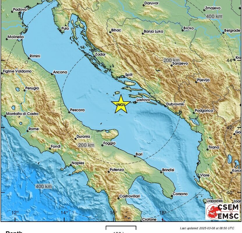 Potres u Jadranskom moru